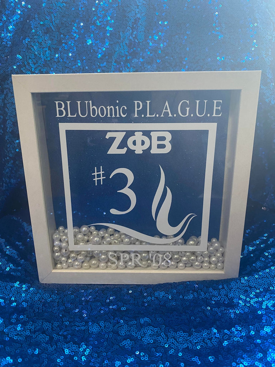 Custom Zeta Phi Beta Keepsake Shadow Box – DesignZ by KT